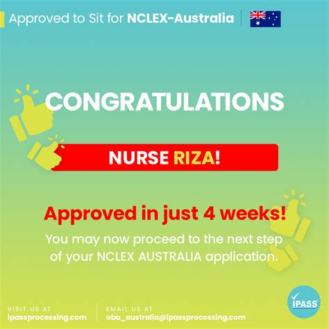 Approved For Nclex Australia 😊🇦🇺 We Ipass Processing Facebook