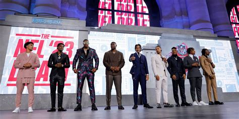 Designer Suits Shine At The Nfl Draft But The Jacket Inner Linings