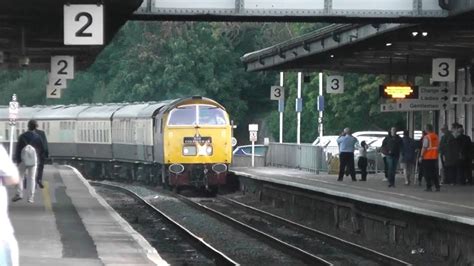 Class 52 D1015 Western Champion Onthe Cornishman With Horns Through