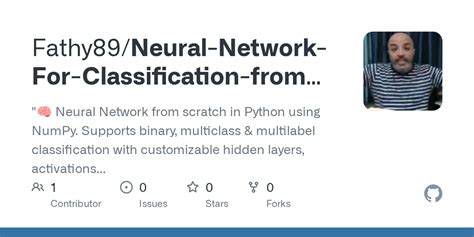 Github Fathy89neural Network For Classification From Scratch 🧠