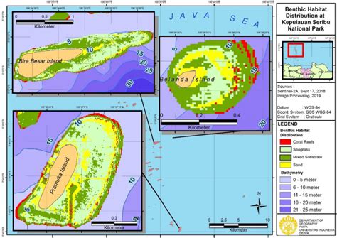 Bathymetry In Coral Reefs Distribution Download Scientific Diagram