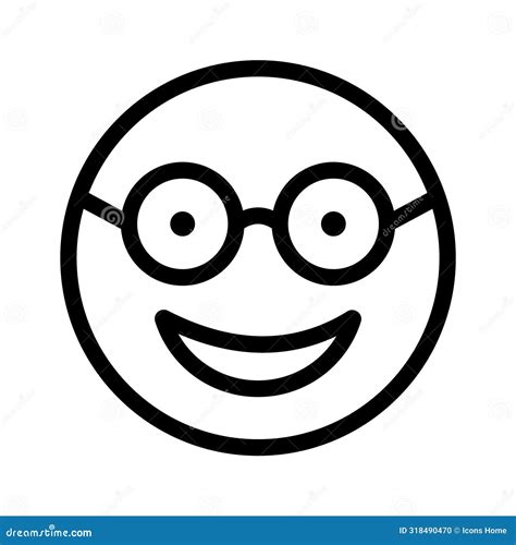 Nerd Emoji Icon Design Ready For Premium Use Vector Stock Vector Illustration Of Emoji Face