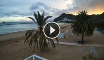Webcam Playa De Las Teresitas Tenerife Beach View Webcam Galore