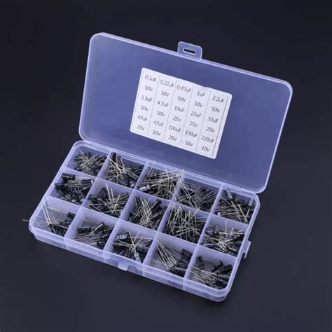 200 Aluminum Electrolysis Capacitor Assortment Kit Electrolytic Capacitor £1088 Picclick Uk