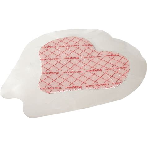 Polymem Shapes Quadrafoam Silver Oval Film Dressing