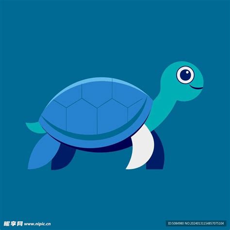 可爱的海龟设计图海洋生物生物世界设计图库昵图网