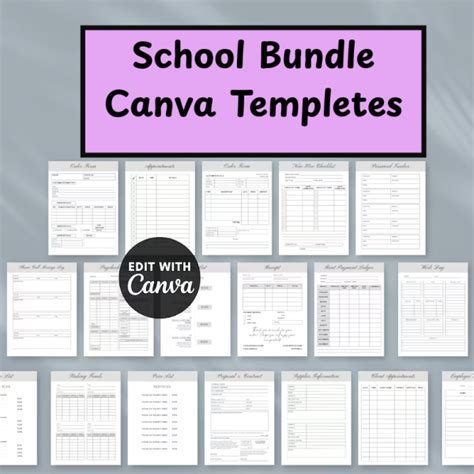 School Bundle Canva Templates