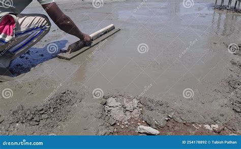 Self Leveling Cement Floor Leveling The Floors With A Cement Mixture