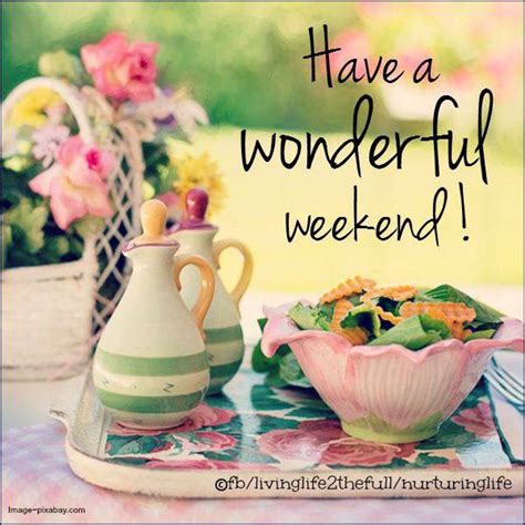Have A Wonderful Weekend Messages