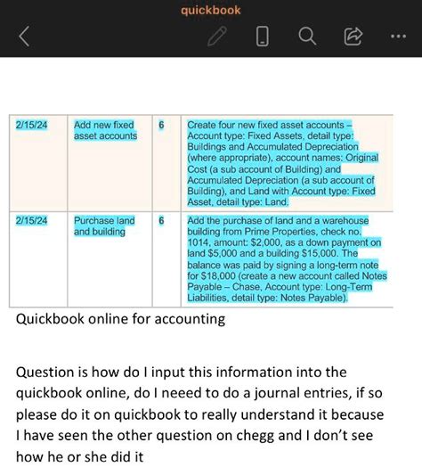 2 15 24 Add New Fixed Asset Accounts 6 Create Four New Fixed