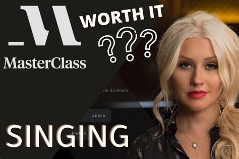Christina Aguilera Singing Masterclass Review 2021 Is It Worth It