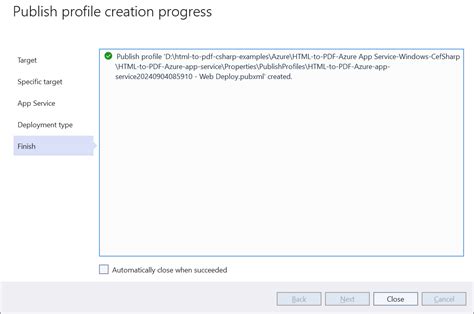 Convert Html To Pdf In Azure App Service On Windows Syncfusion