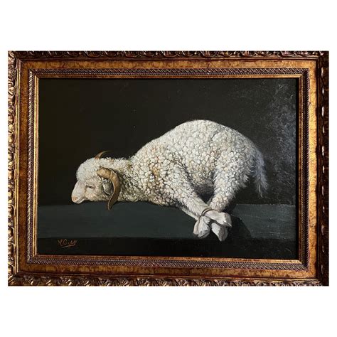 Spanish School Of The 20th Century Holy Lamb For Sale At 1stdibs
