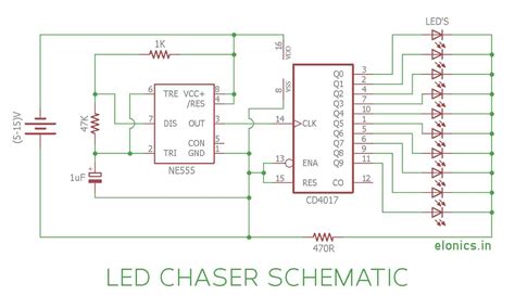 How To Build An Effective Led Light Chaser Circuit Step By Step Guide