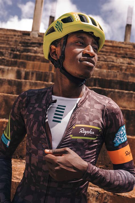 Amani Mens Pro Team Long Sleeve Lightweight Jersey Rapha