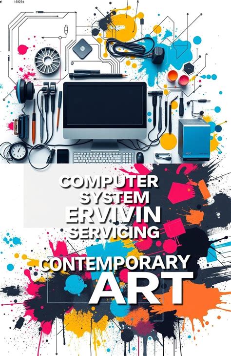 Craft Your Tech Journey Computer System Servicing Scrapbook Cover