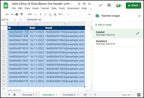 Add A Row Of Data Below The Header In Google Sheets With Apps Script Yagisanatode