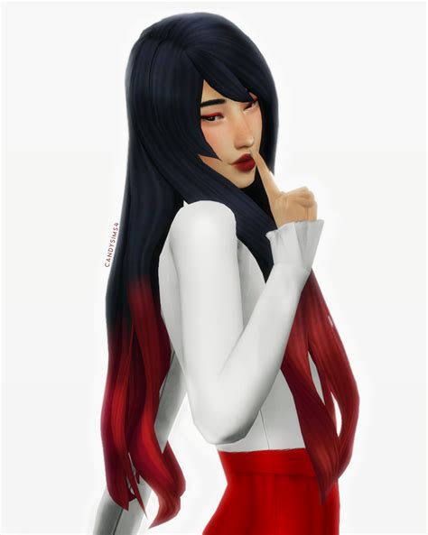 Candysims This Hair Is Giving Me Anime Vibes