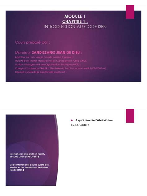Cours Complet Code Isps Sgmp L1 Pdf