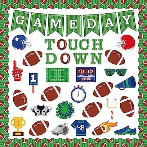 48 Pcs Baseball Bulletin Board Decorations Set With