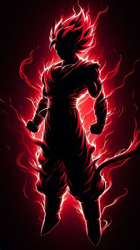 Super Saiyan Red Goku Wallpaper Cool Anime Wallpapers Goku Drawing