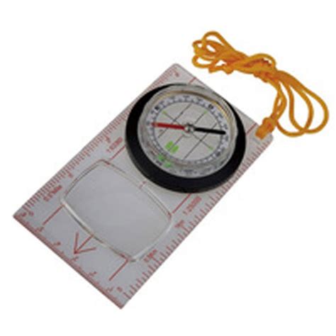 Flourescent Map Compass Pacific First Aid