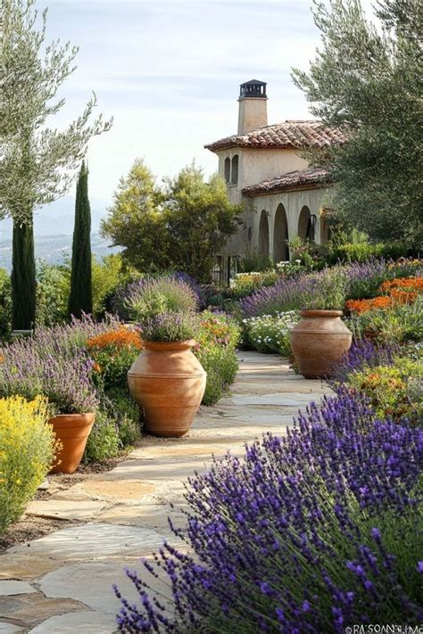 Pin By Giovanna On European Country Charm Mediterranean Garden
