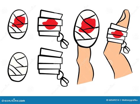 绷带素材纱布绷带绷带动漫大山谷图库