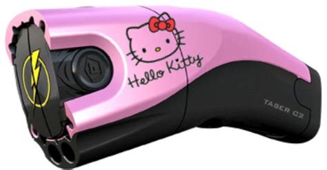 Hello Kitty Taser A Pink Taser With Hello Kitty On It Update — Its Fake Techcrunch