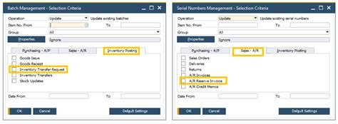 Update Serial And Batches For More Docs Sap Community