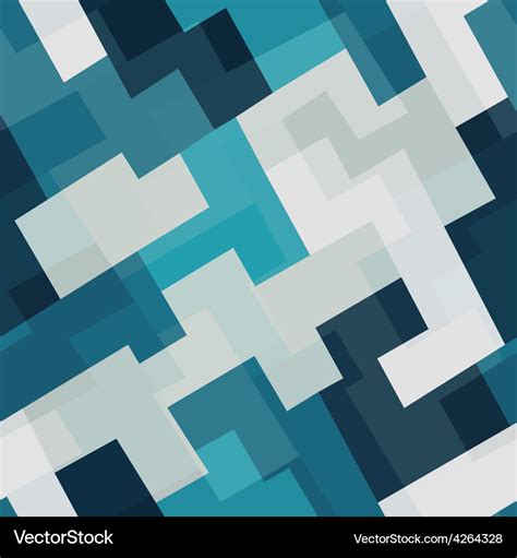 Tech Square Pattern Royalty Free Vector Image Vectorstock