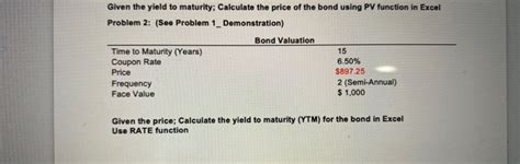 Solved Given The Yield To Maturity Calculate The Price Of Chegg