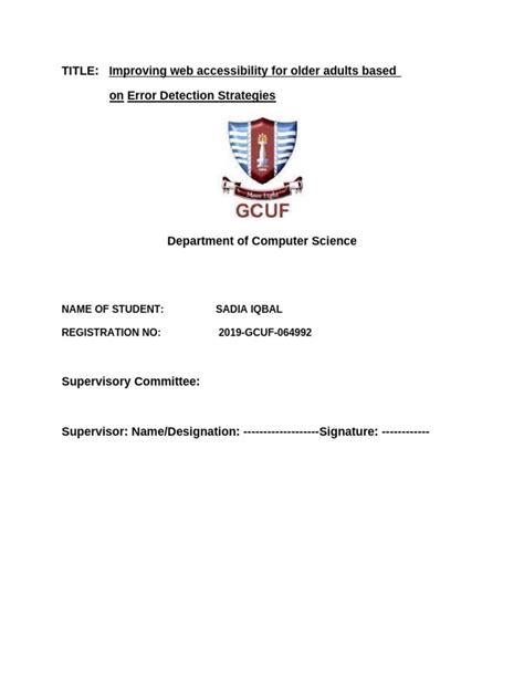 Improving Web Accessibility For Older Adults Based Pdf World Wide Web Internet And Web