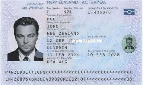New Zealand Fake Passport Buy Fake Id Best Scannable Fake Id Online