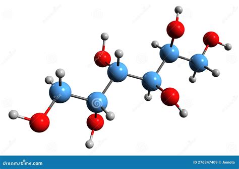 Mannitol Mannite Manna Sugar Molecule Used As Sweetener Drug Etc