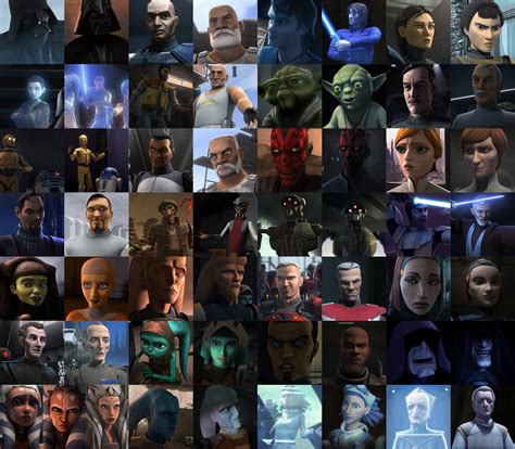 Star Wars Clone Wars Characters Clones