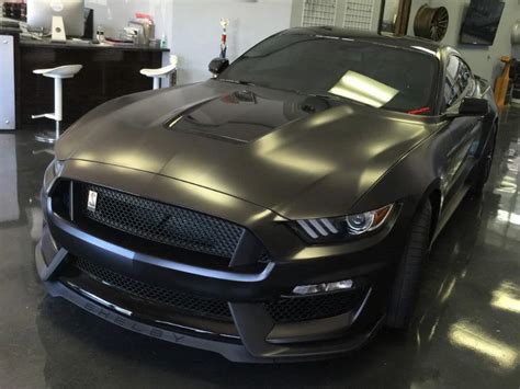 Black Satin Wrapped Gt350 2015 S550 Mustang Forum Gt Ecoboost
