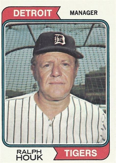 1974 Topps Pennant Fever 578 Ralph Houk