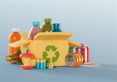 Premium Psd 3d Rendering Of Recycling Background