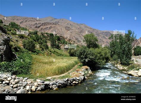 Village With Local Afghan Houses Scenery Between Kabul And Bamyan