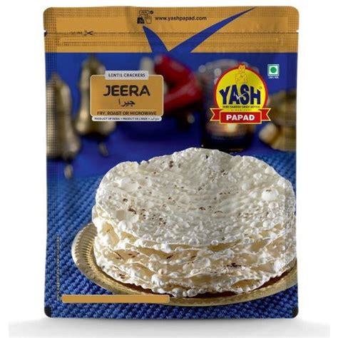 Yash Papad Jeera Cumin Papad 200g