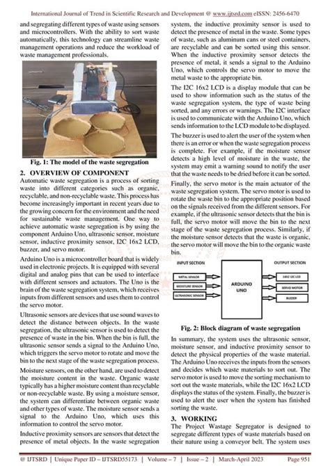 Arduino Based Wastage Segregator For Efficient Waste Management PDF Home Appliances Home