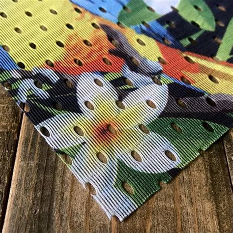 Fabric Construction Fence Banners On 100gsm Vent Polyester