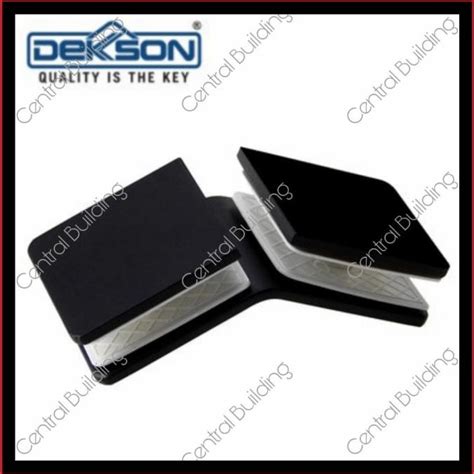 Jual Penjepit Kaca Ke Kaca Hitam Dekson Glass Clip Kaca Kaca Gc 832 Black Shopee Indonesia