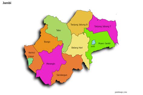 Sample Maps For Jambi