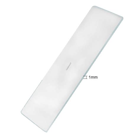 Div 005mm Microscope Micrometer Calibration Slide 100mm 01mm Scale