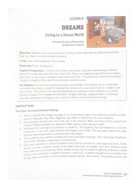 Dreams Pdf