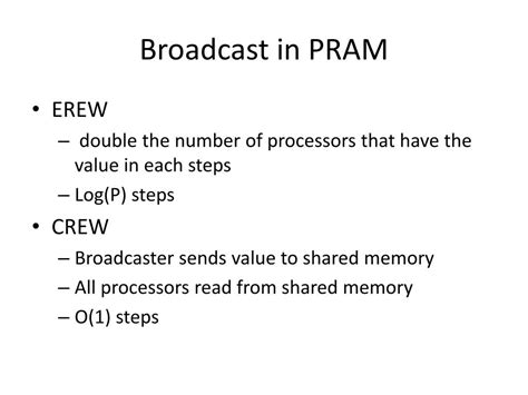 Ppt Ram And Parallel Ram Pram Powerpoint Presentation Free