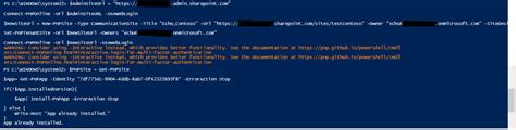 Sharepoint Online Set PnPTenantSite Cannot Get Site Error And Other Errors On Consecutive