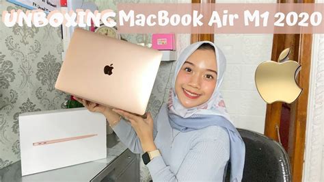 Unboxing Macbook Air M Gold Bahasa Indonesia Macbook Macbook Air Air